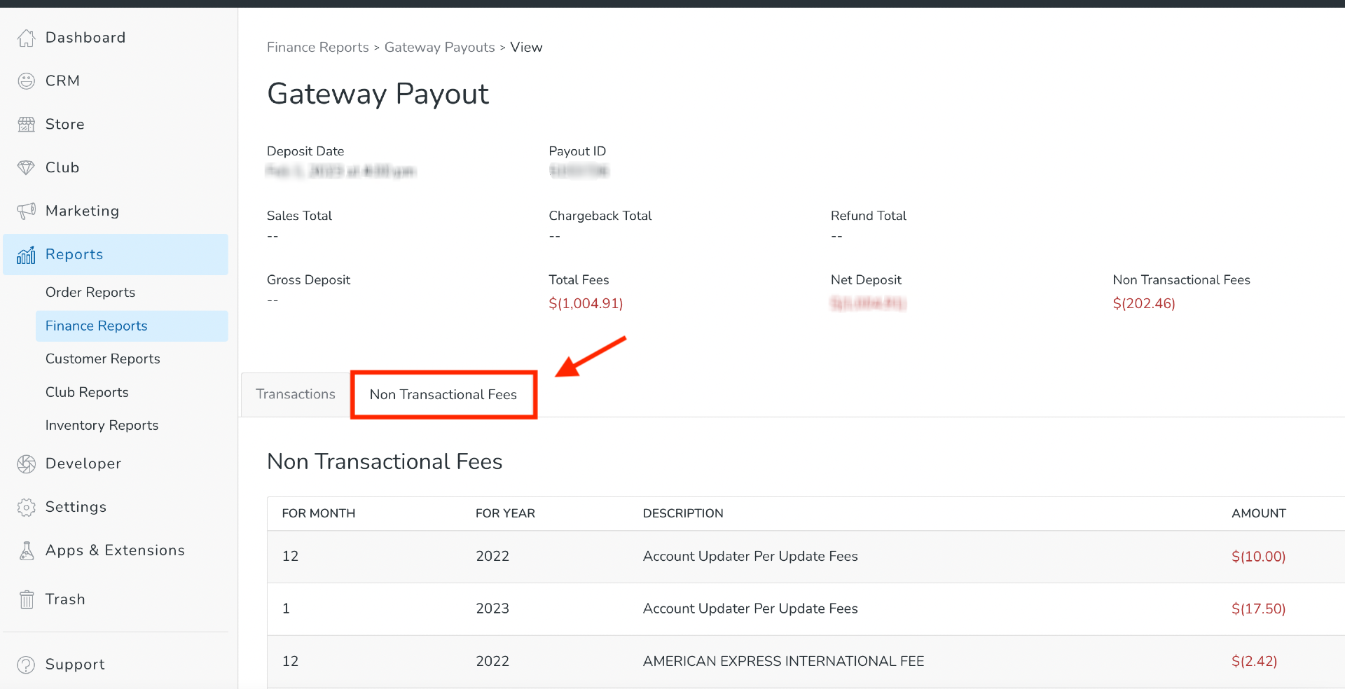 Gateway Reconciliation - Transactions and Payouts to your Bank (Fullsteam Payments)